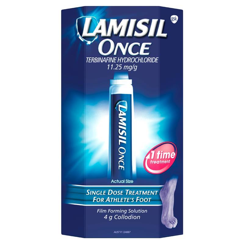 Buy Lamisil Once Film Forming Solution 4g online at Chemist Warehouse