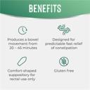 Buy Dulcolax Laxatives Suppositories for Constipation Relief 10 Pack ...