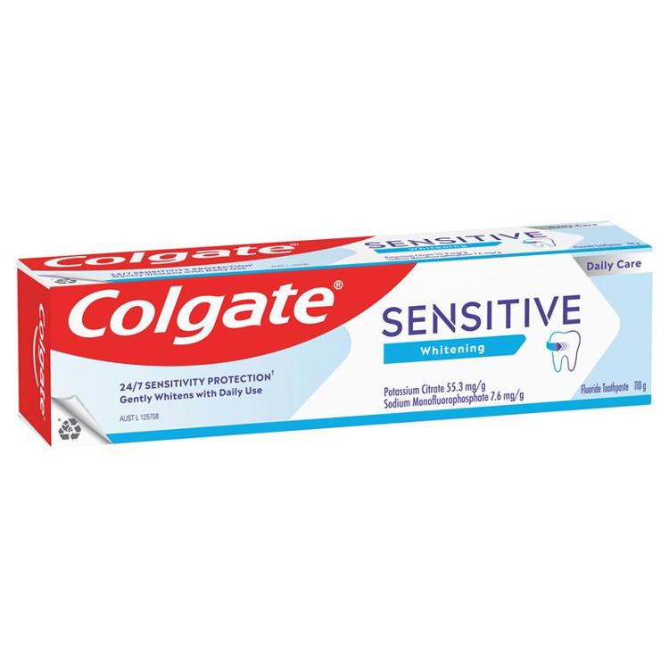Buy Colgate Toothpaste Sensitive Teeth Pain Whitening 110g online at ...