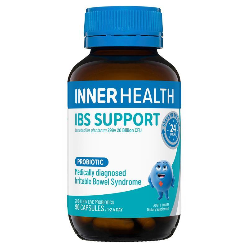 Buy Inner Health IBS Support Probiotic 90 Capsules Fridge Line online ...
