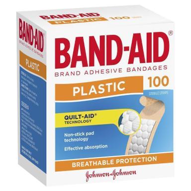 Buy Band-Aid Plastic Strips 100 Pack online at Chemist Warehouse