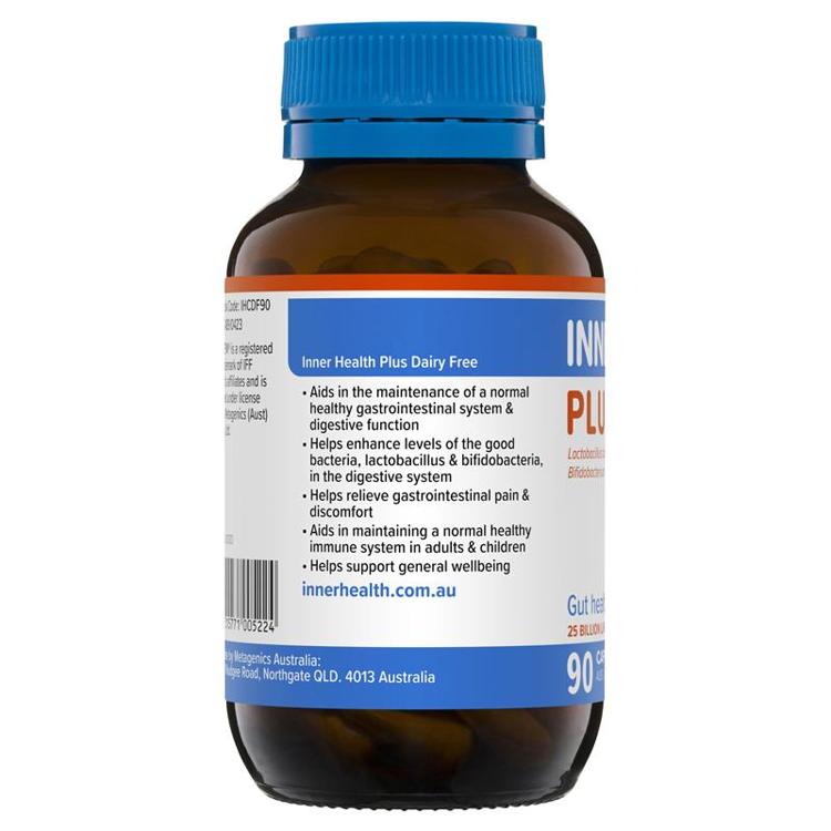 Buy Inner Health Plus Dairy Free Probiotic 90 Capsules Fridge Line ...