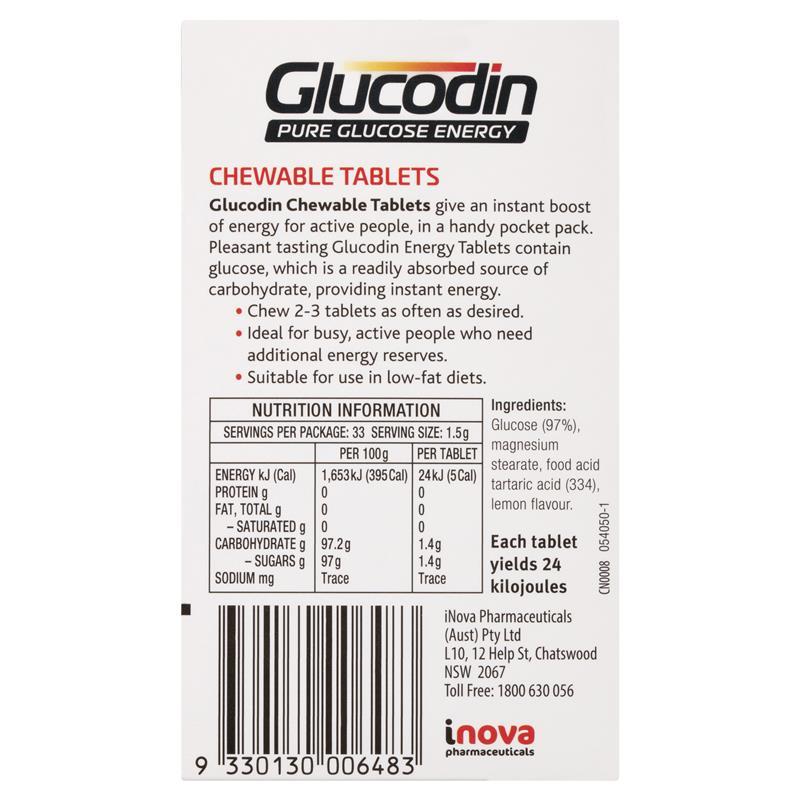 Buy Glucodin Glucose 32 Tablets online at Chemist Warehouse