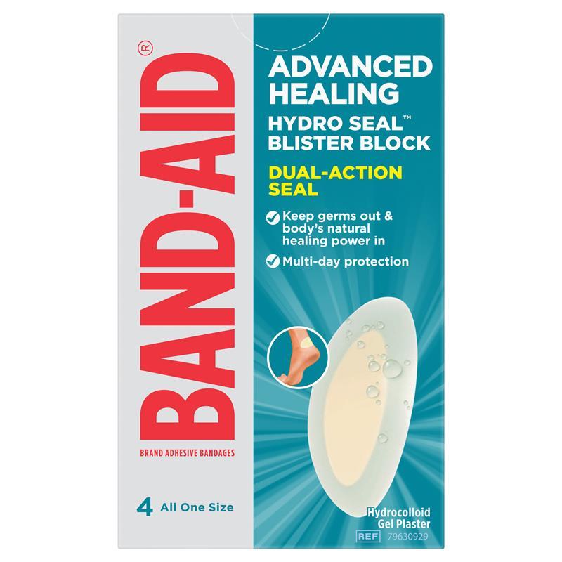Buy Band-Aid Advanced Healing Hydro Seal Blister Block 4 Pack online at ...