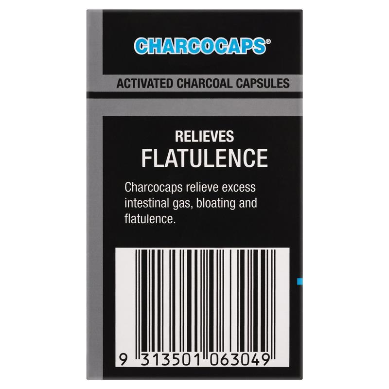Buy Charcocaps 200mg 60 Capsules online at Chemist Warehouse