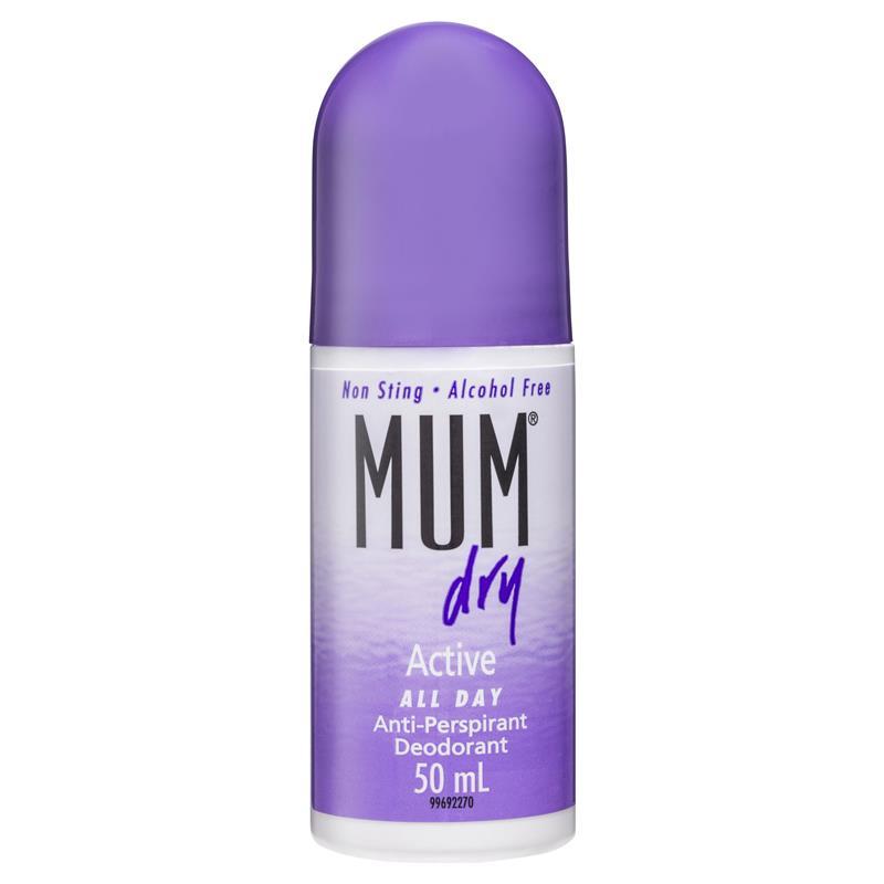 Buy Mum Dry Roll On Active 50ml online at Chemist Warehouse