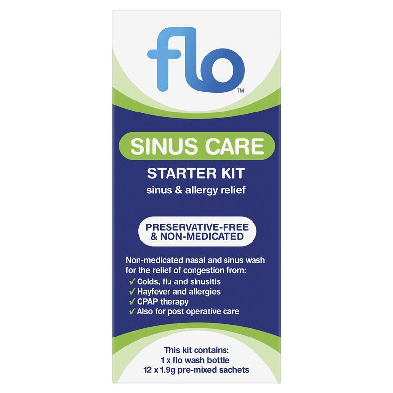 Buy FLO Sinus Care Starter Kit 12 Sachets online at Chemist Warehouse