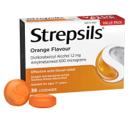 Buy Strepsils Soothing Lozenges Orange 36pk Sore Throat Double ...