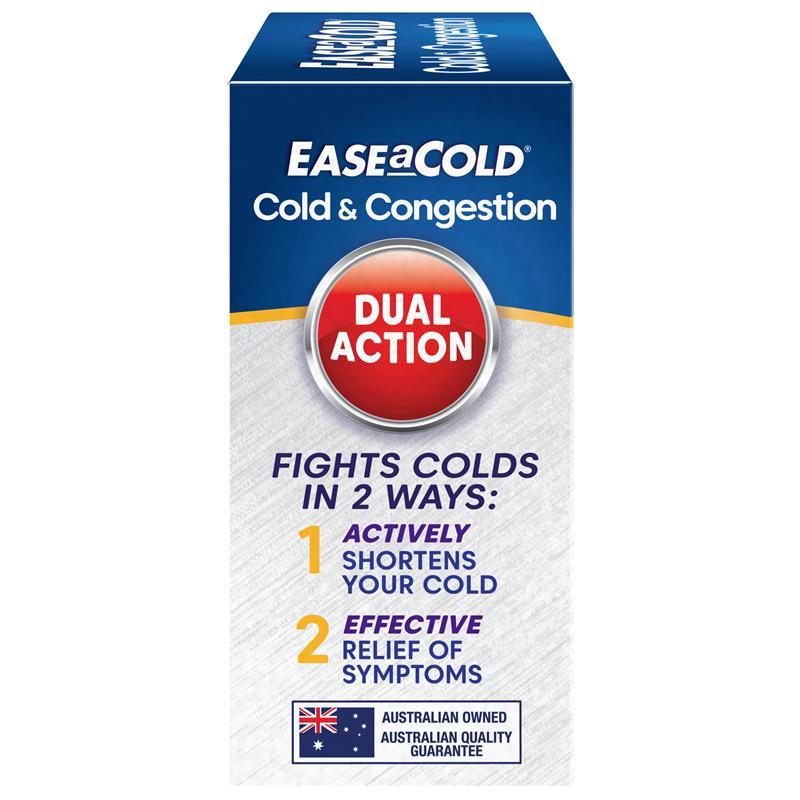 Buy Ease a Cold Cold & Congestion Day & Night 30 Capsules online at ...