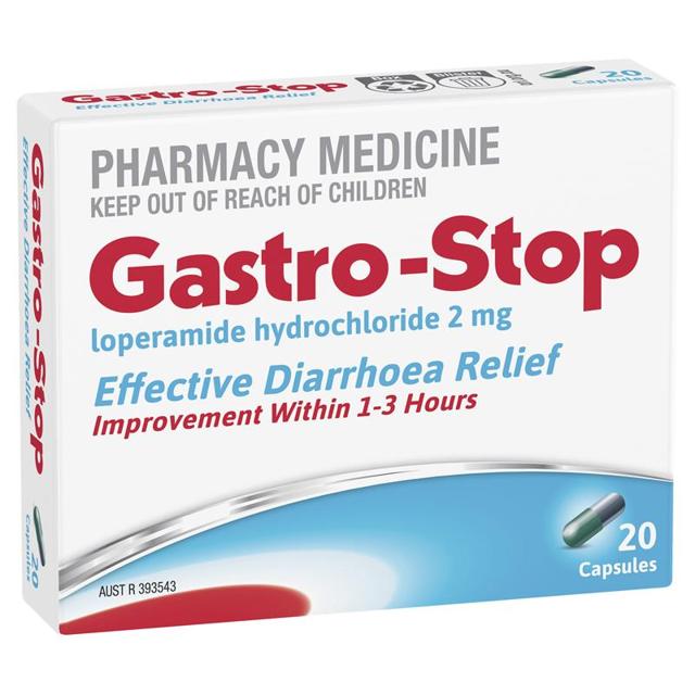 Buy GastroStop Loperamide 20 Capsules online at Chemist Warehouse