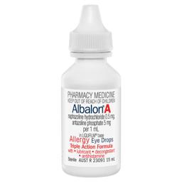 Buy Albalon A Allergy Eye Drops 15mL online at Chemist Warehouse