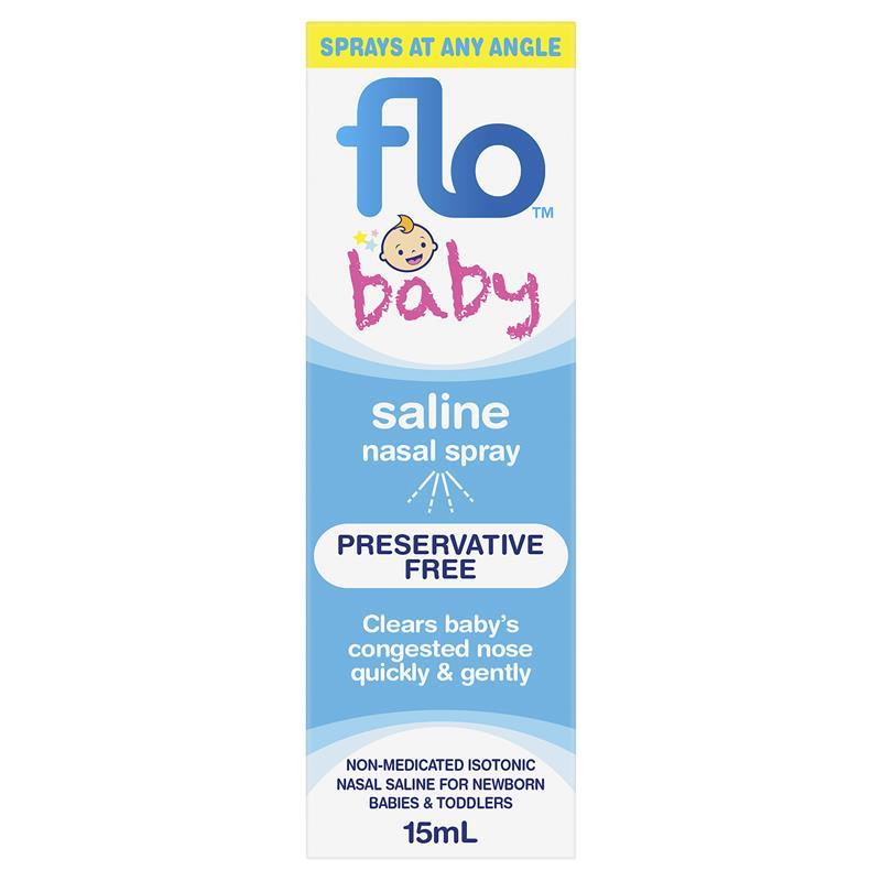 Buy FLO Baby Saline Nasal Spray 15ml online at Chemist Warehouse