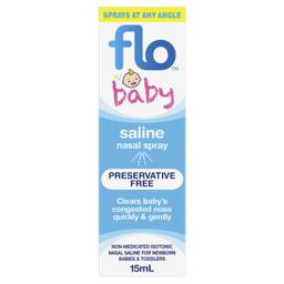 Buy FLO Baby Saline Nasal Spray 15ml online at Chemist Warehouse