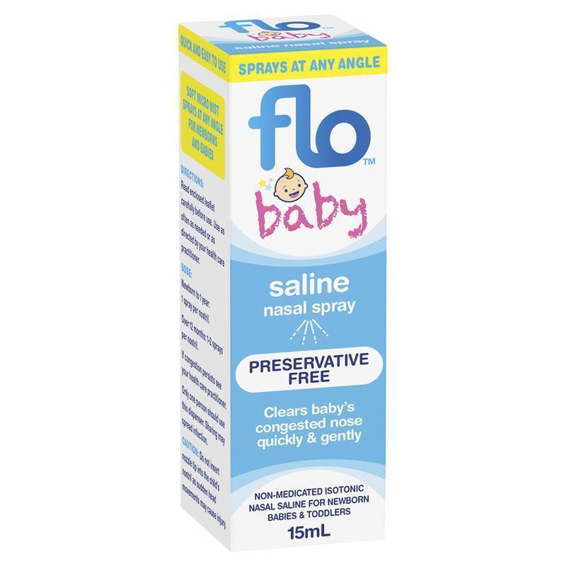 Buy FLO Baby Saline Nasal Spray 15ml online at Chemist Warehouse