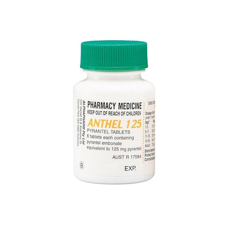 Buy Anthel 125mg 6 Tablets online at Chemist Warehouse
