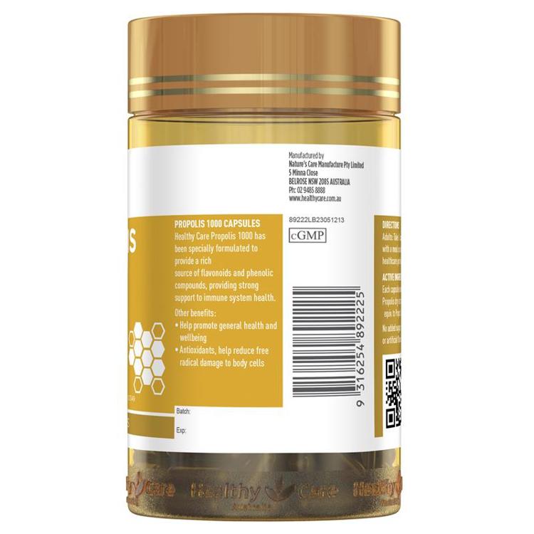Buy Healthy Care Propolis 1000mg 200 Capsules online at Chemist Warehouse