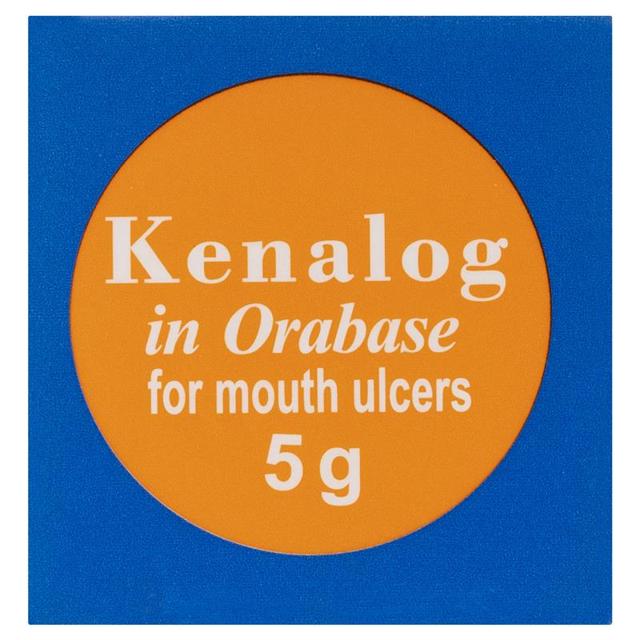 Buy Kenalog in Orabase for Mouth Ulcers 5g - Triamcinolone (S3) online ...
