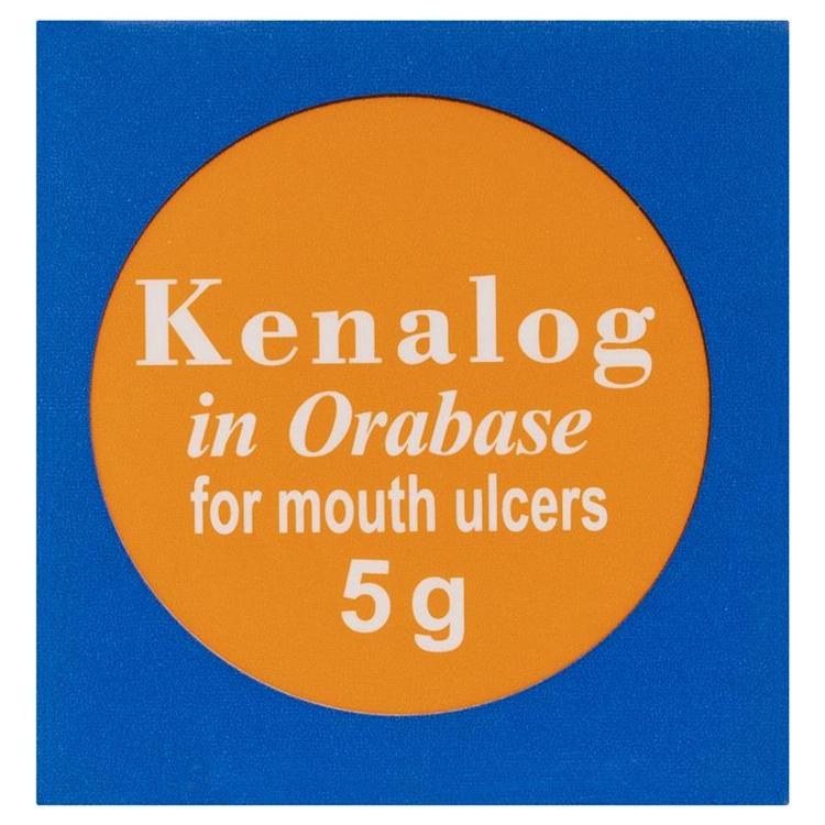Buy Kenalog in Orabase for Mouth Ulcers 5g - Triamcinolone (S3) online ...