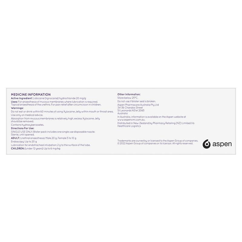 Buy Xylocaine 2% Jelly 30g online at Chemist Warehouse