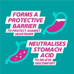 Buy Gaviscon Dual Action Chewable Tablets Peppermint Heartburn ...