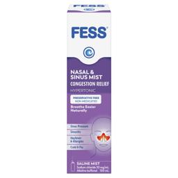 Buy Fess Nasal & Sinus Saline Mist 100ml online at Chemist Warehouse