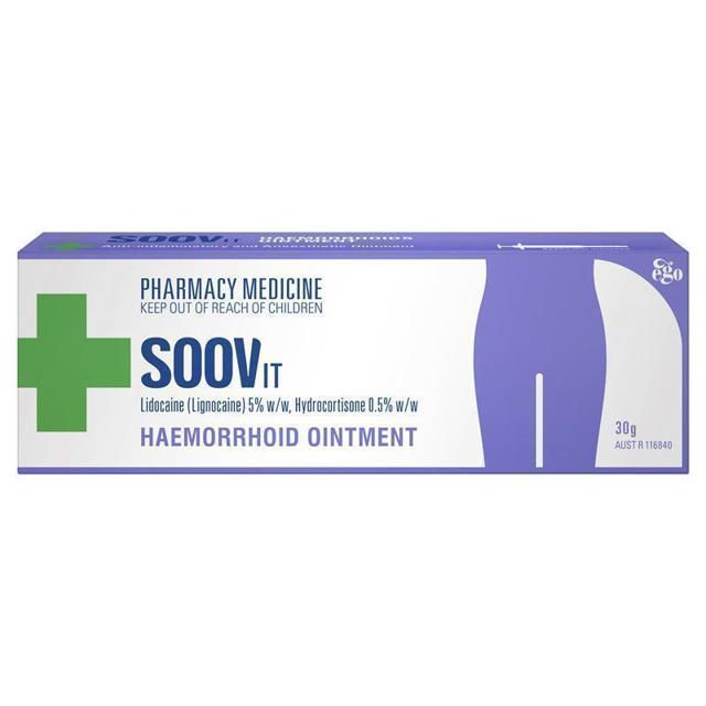 Buy Soov It Ointment 30G online at Chemist Warehouse