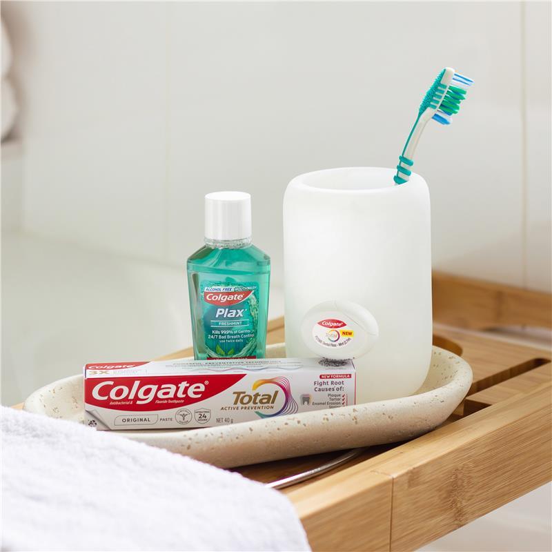 Buy Colgate Travel Essentials Toothbrush, Toothpaste, Mouthwash, Floss ...