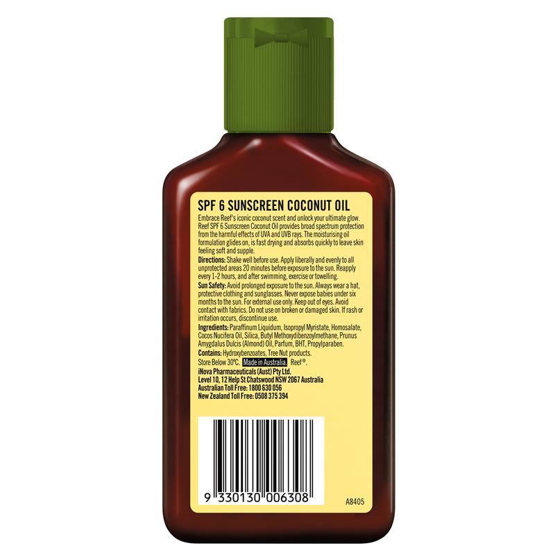 Buy Reef Coconut Oil SPF 6+ 125ml online at Chemist Warehouse