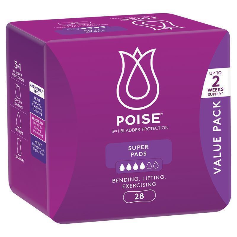 Buy Poise Pads Super 28 Bulk Pack online at Chemist Warehouse
