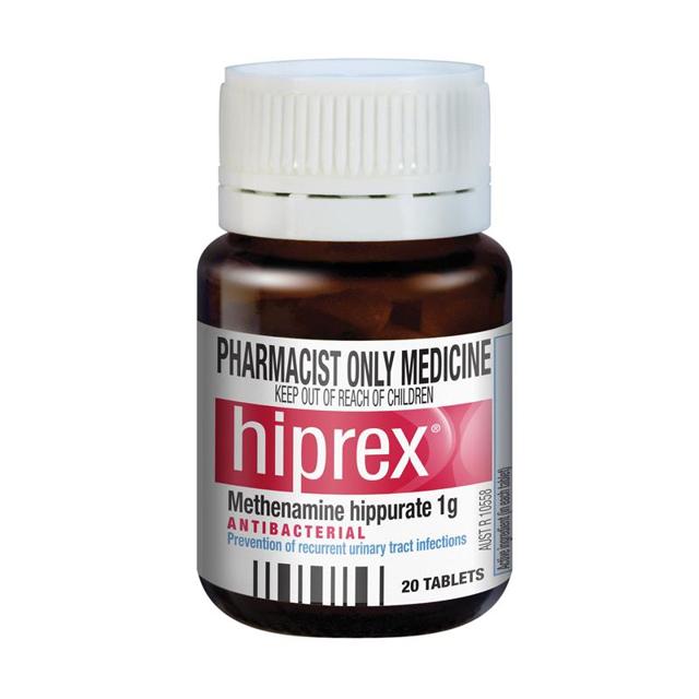 Buy Hiprex Urinary Tract Antibacterial Tablets 20 (S3) online at ...