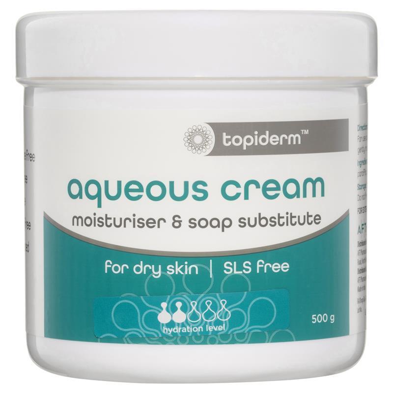 Buy Topiderm Aqueous Cream SLS Free 500g online at Chemist Warehouse