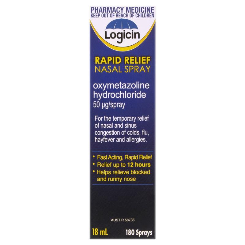 Buy Logicin Nasal Spray 18mL online at Chemist Warehouse