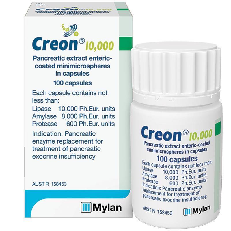 Buy Creon 10,000 Pancreatic Enzyme Capsules 100 online at Chemist Warehouse