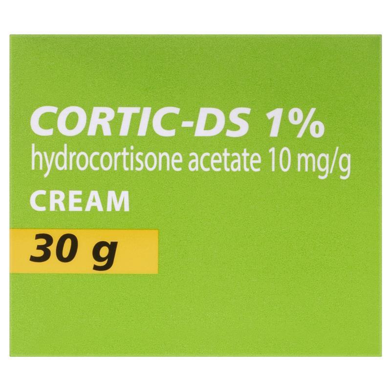 Buy Cortic DS Cream 1% 30g - Hydrocortisone (S3) online at Chemist ...