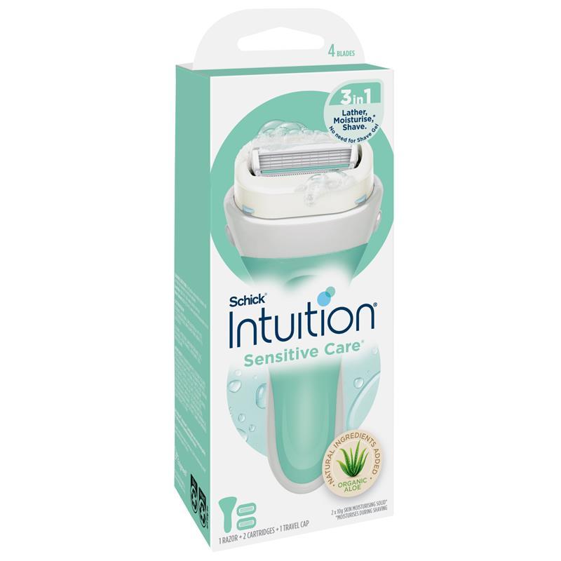 Buy Schick Intuition Naturals Sensitive Care Kit online at Chemist ...