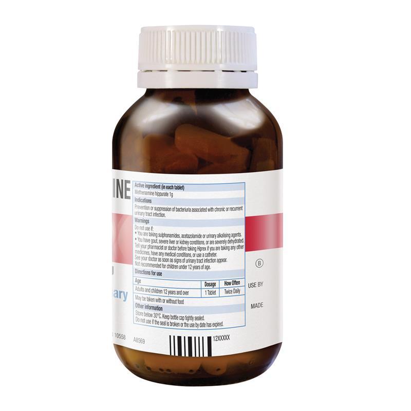 Buy Hiprex 1g Tablets 100 (S3) online at Chemist Warehouse