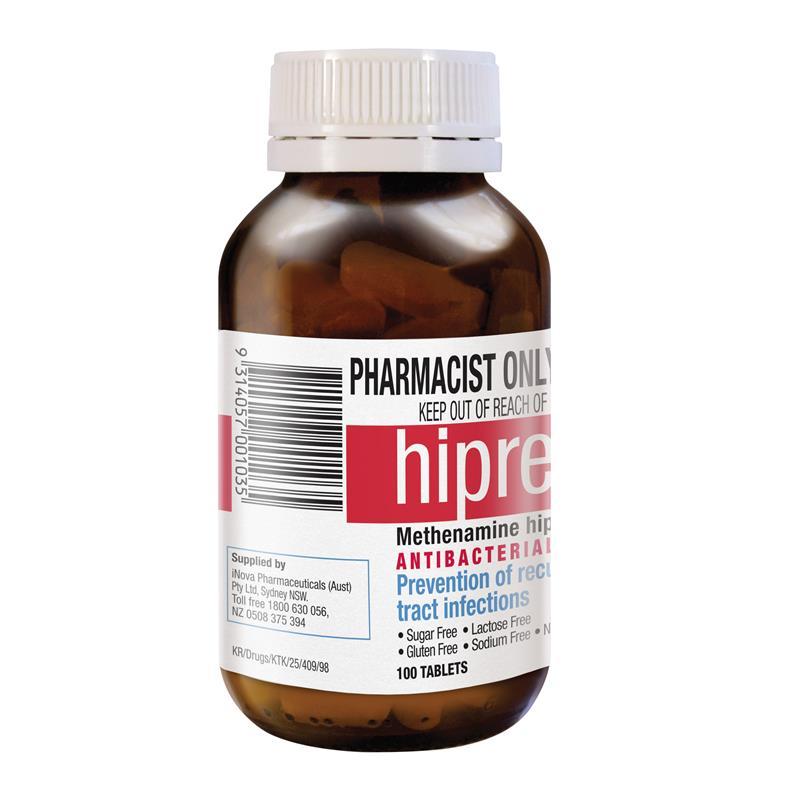 Buy Hiprex 1g Tablets 100 (S3) online at Chemist Warehouse