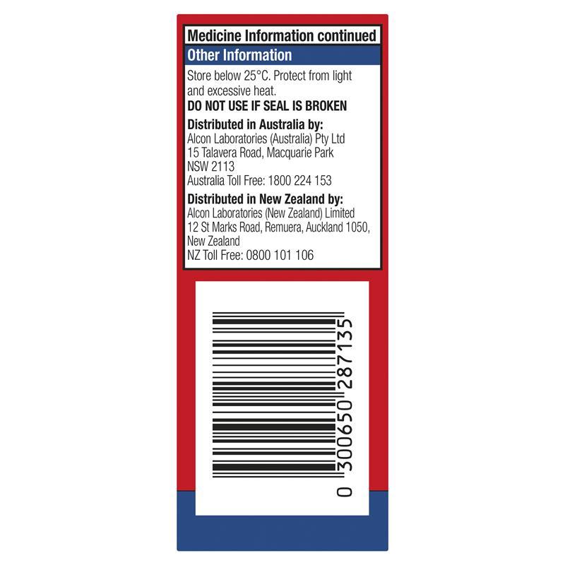 Buy Naphcon-A Eye Drops 15mL online at Chemist Warehouse