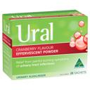 Buy Ural Effervescent Powder Cranberry 28 Sachets online at Chemist ...