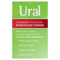 Buy Ural Effervescent Powder Cranberry 28 Sachets online at Chemist ...