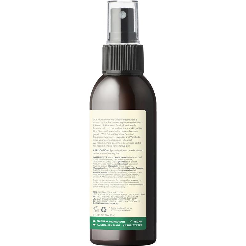 Buy Sukin Natural Deodorant 125mL online at Chemist Warehouse
