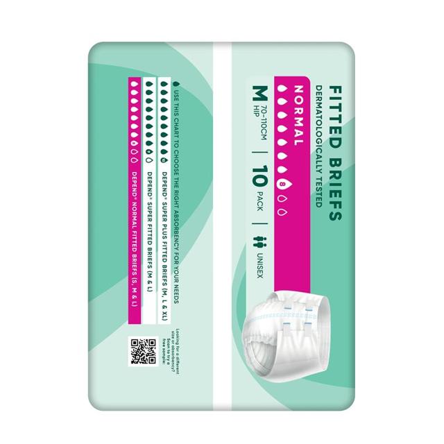 Buy Depend Fitted Briefs Medium 10 Pack online at Chemist Warehouse