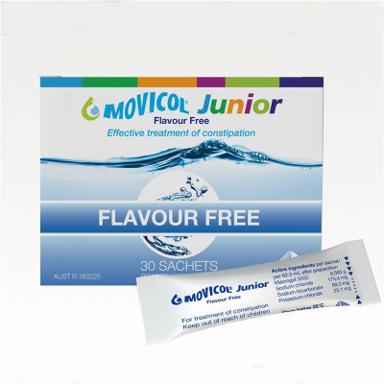 Buy Movicol Junior Flavour Free 30 Sachets online at Chemist Warehouse
