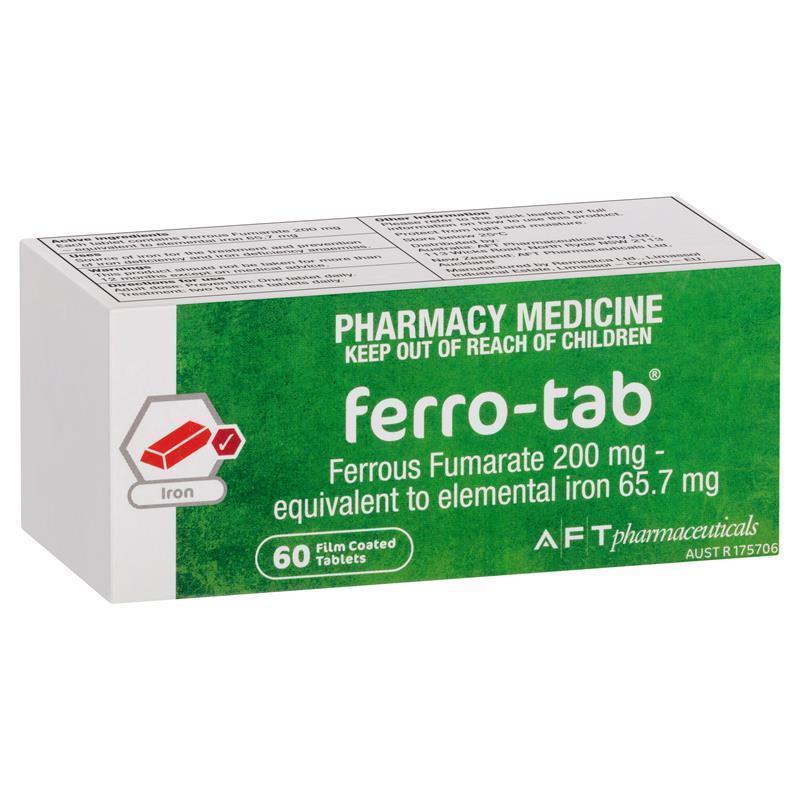 Buy Ferro Tab 200mg 60 Tablets online at Chemist Warehouse