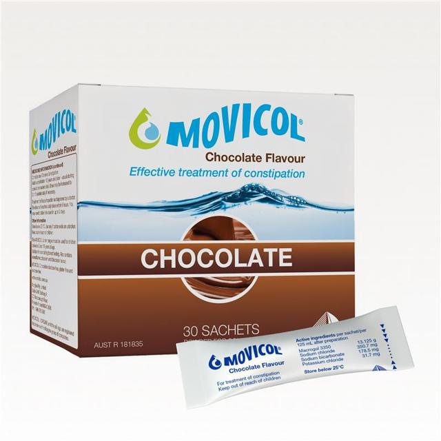 Buy Movicol Adult Chocolate 30 Sachets online at Chemist Warehouse