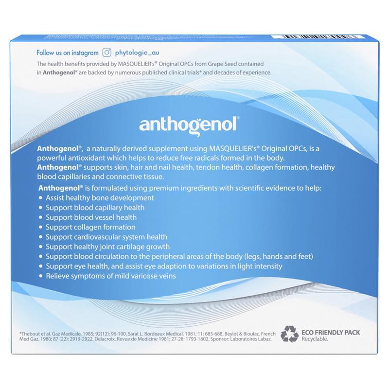 Buy Anthogenol 100 Capsules online at Chemist Warehouse