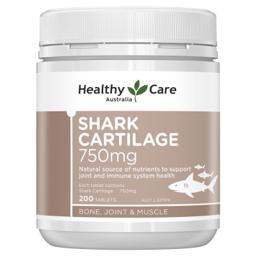 Buy Healthy Care Shark Cartilage 750mg 200 Tablets online at Chemist ...