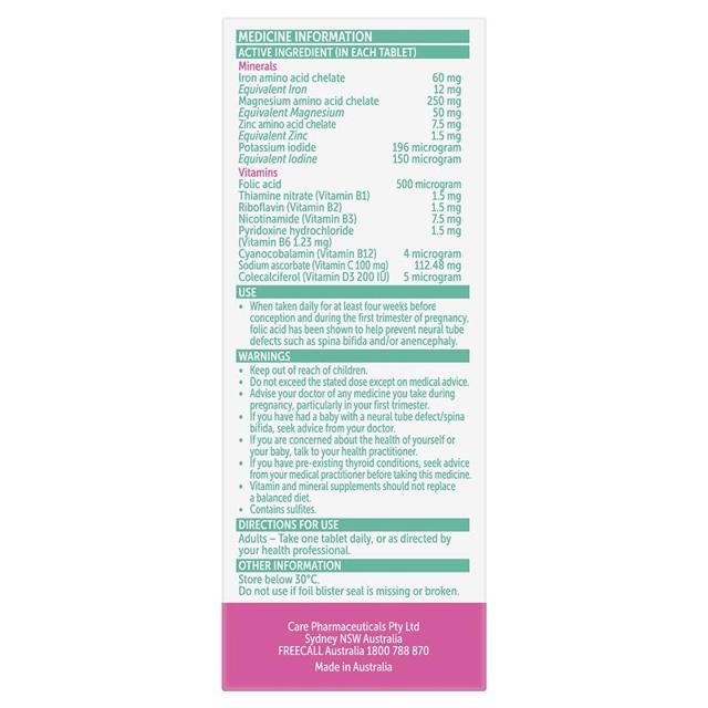 Buy Fabfol 56 Tablets online at Chemist Warehouse
