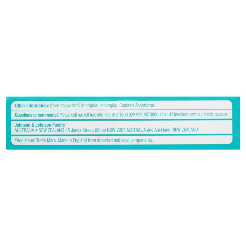 Buy Imodium Zapid Diarrhoea Tablets 12 Pack online at Chemist Warehouse