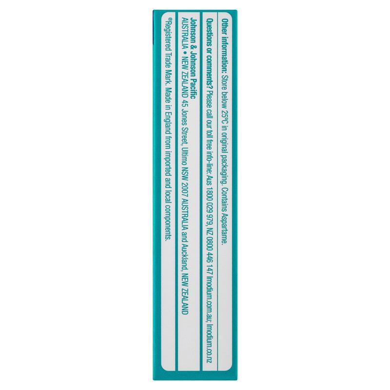 Buy Imodium Zapid Diarrhoea Tablets 6 Pack online at Chemist Warehouse